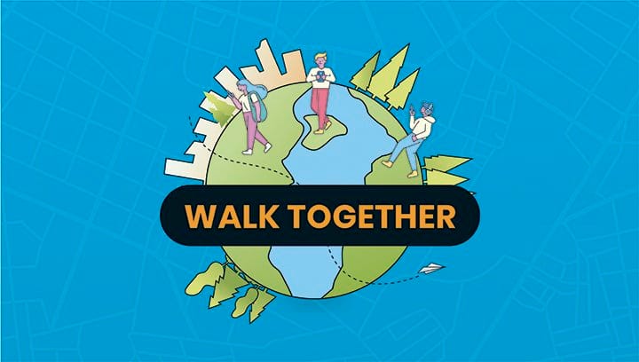 Walk Together | Mobile-based Step Count Team Building Program